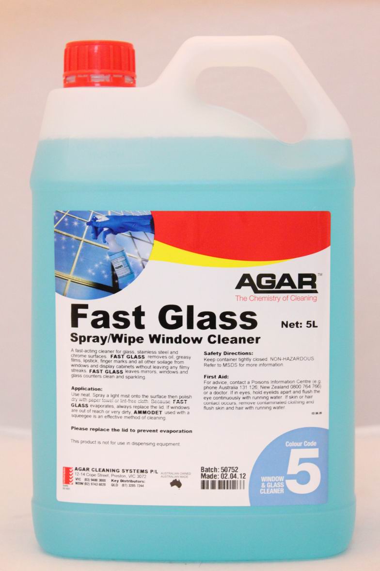FAST GLASS 5L GLASS CLEANER – KLEANKING