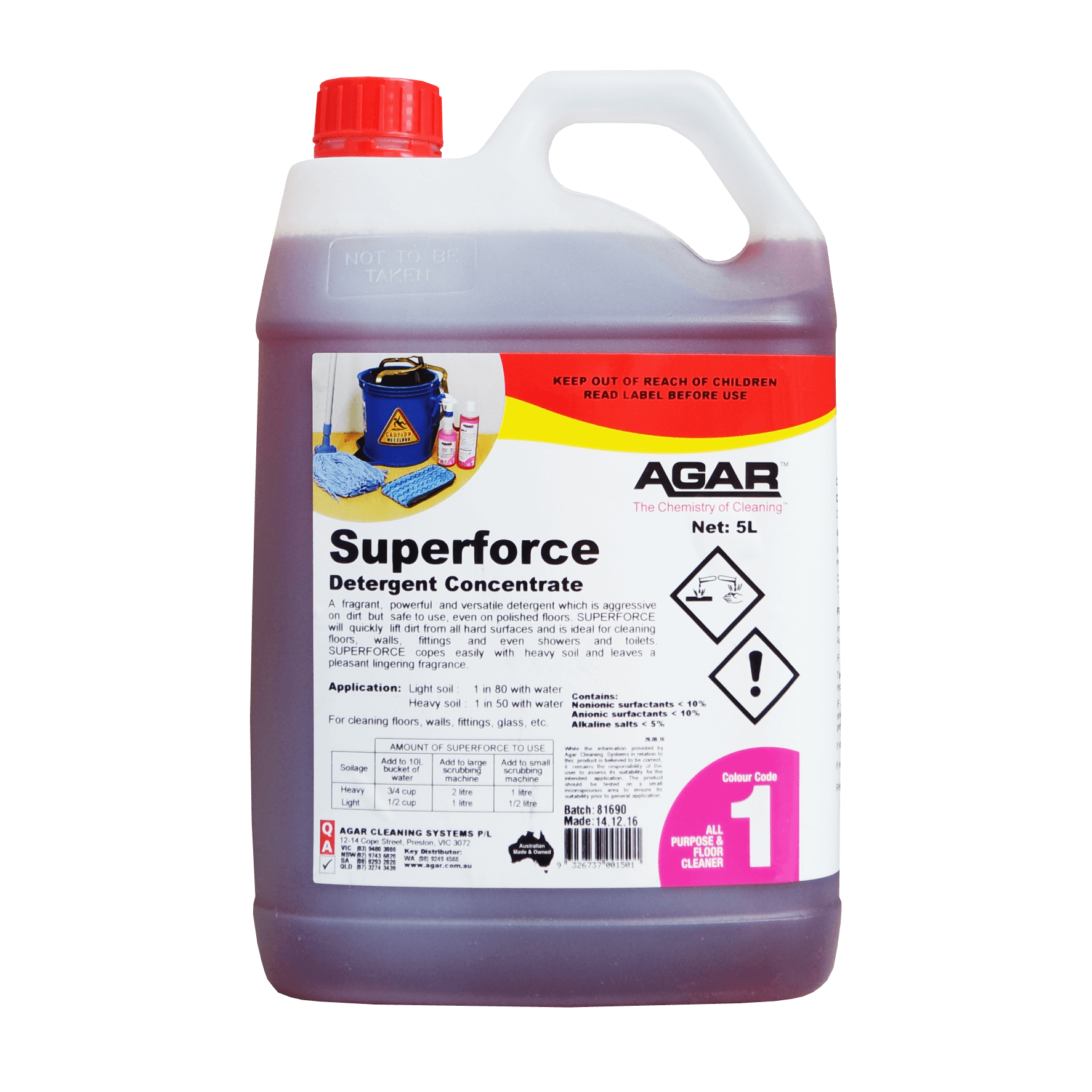 SUPERFORCE DETERGENT 5L – KLEANKING