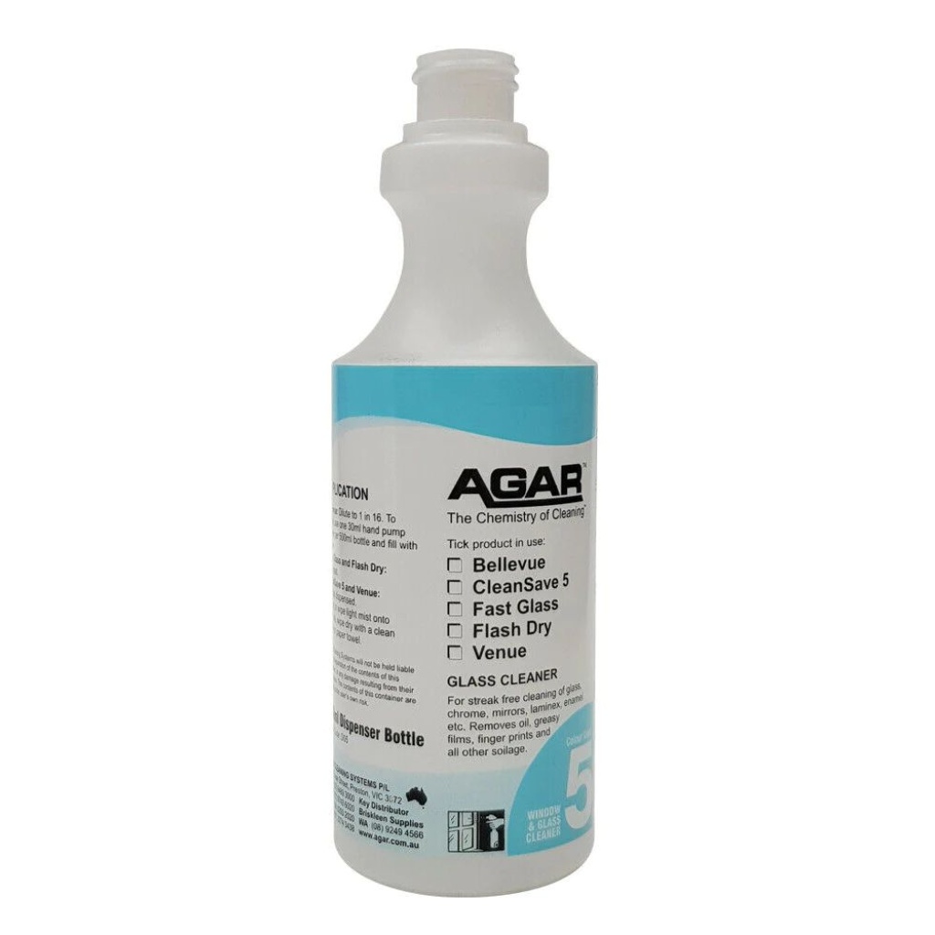 500ML BOTTLE GLASS CLEANER AGAR – KLEANKING