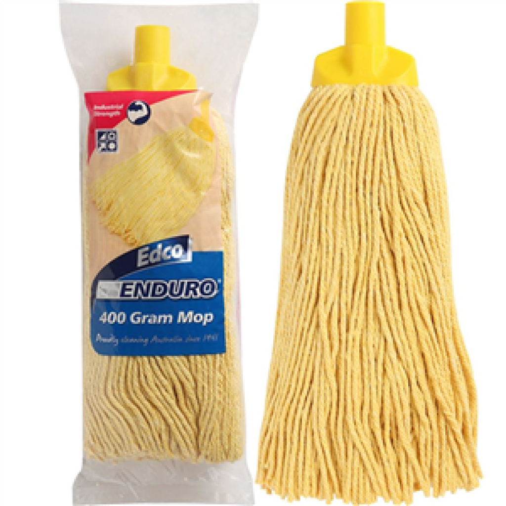 ENDURO MOP HEAD 400G YELLOW – KLEANKING