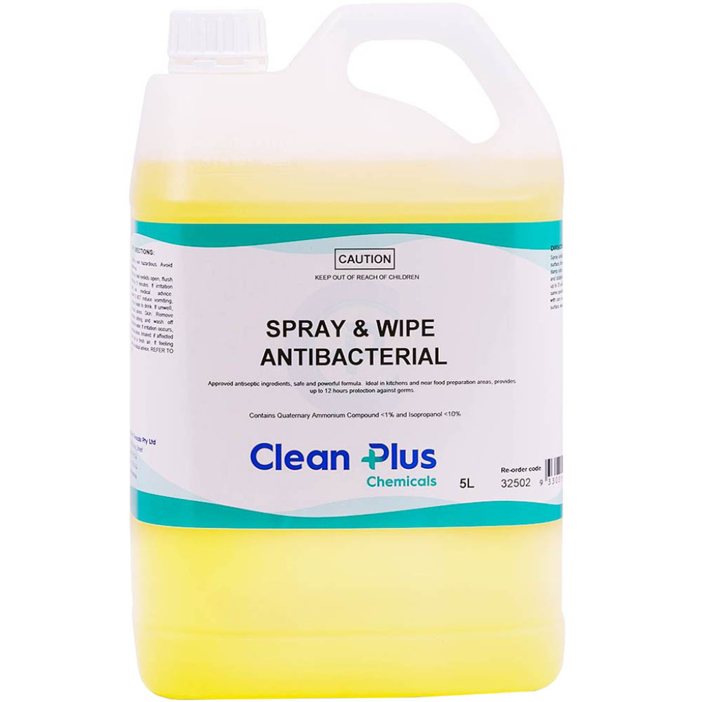 SPRAY AND WIPE ANTIBACTERIAL 5L – KLEANKING