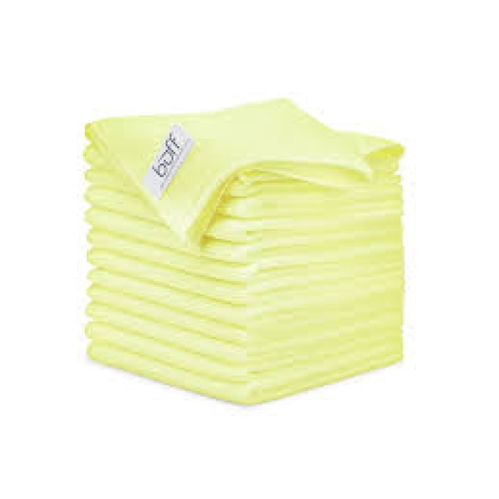 BULK MICROFIBER CLOTH 330GSM 25PACK YELLOW – KLEANKING